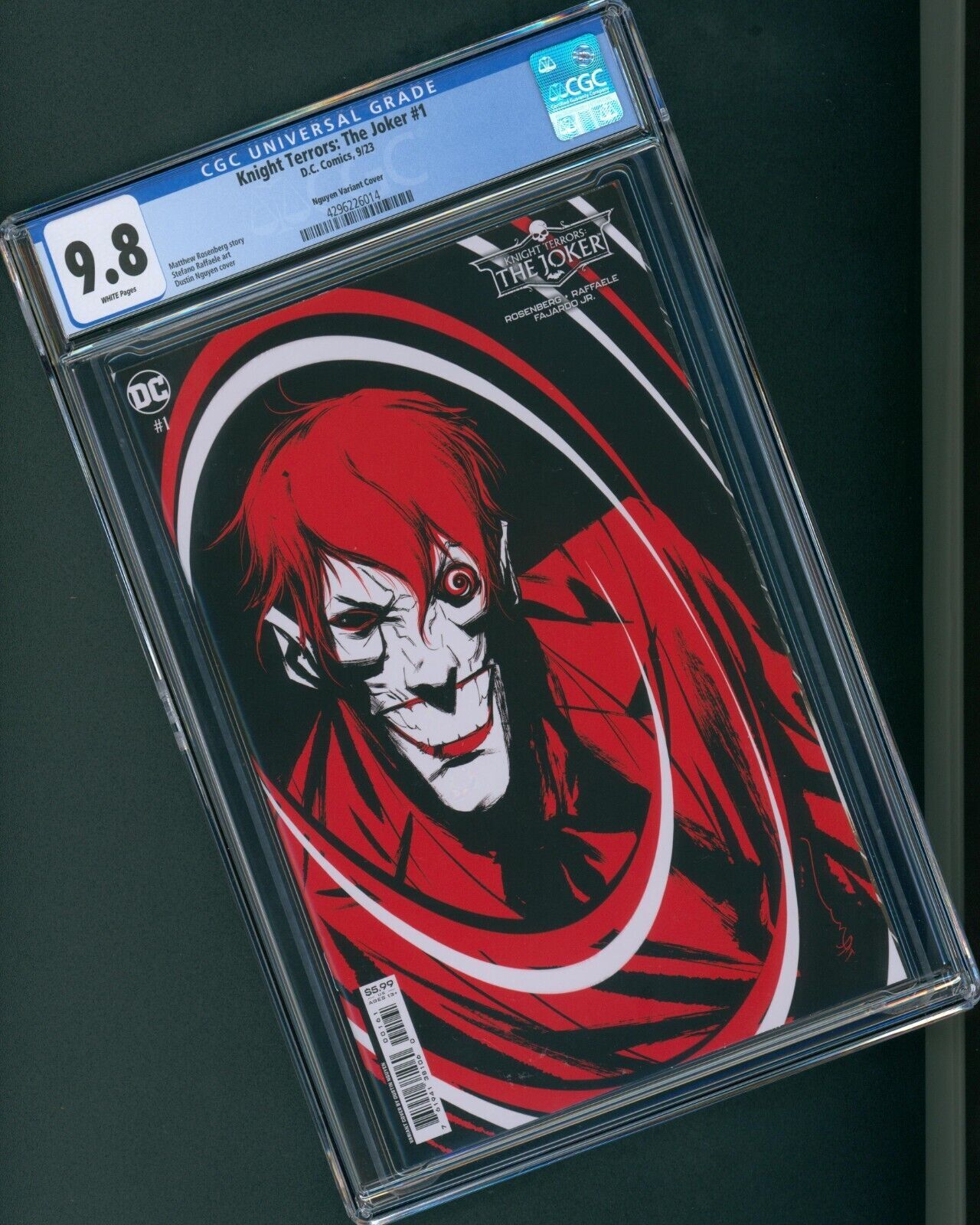 Knight Terrors The Joker #1 CGC 9.8 Dustin Nguyen Midnighter Variant DC ...