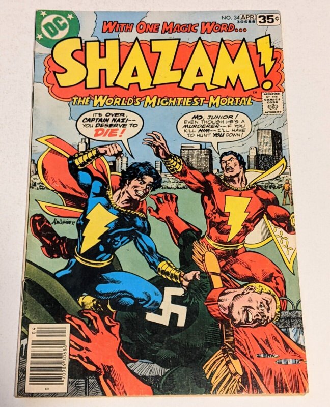 Shazam #34 (Apr 1978, DC) VG 4.0 Captain Nazi | Comic Books - Bronze ...