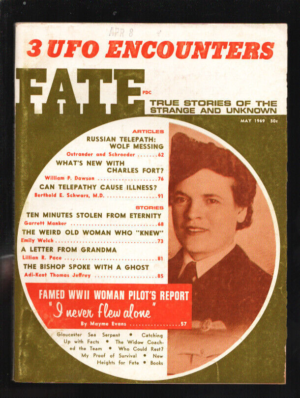 Fate 5/1970-Clark-UFO Encounters-Woman Pilot Mystery-Mystic occult pulp ...