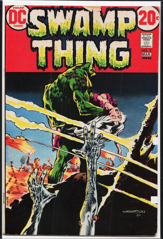 Swamp Thing #3 (1973) Swamp Thing [Key Issue] | Comic Books - Bronze ...