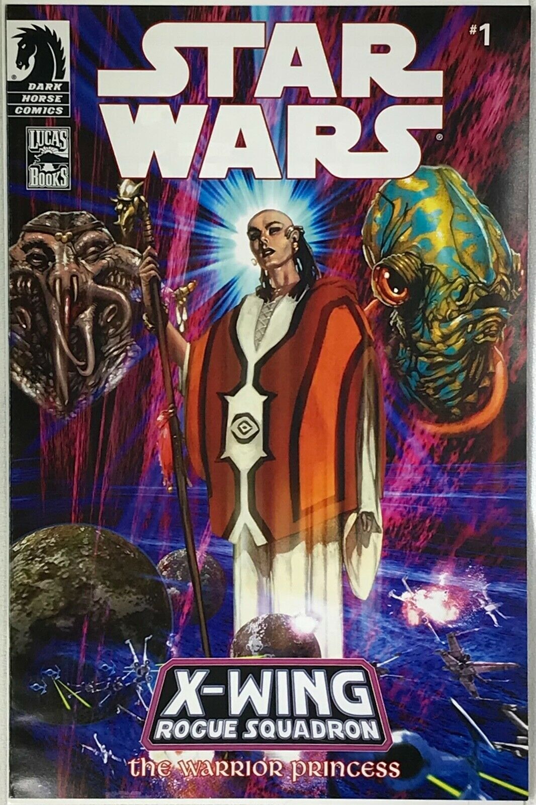 STAR WARS X-WING ROGUE SQUADRON Warrior Princess Comic - Hasbro Reprint ...