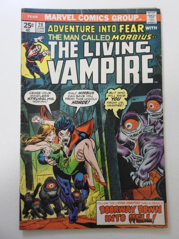 Adventure into Fear #28 (1975) VG- Condition moisture stain | Comic ...