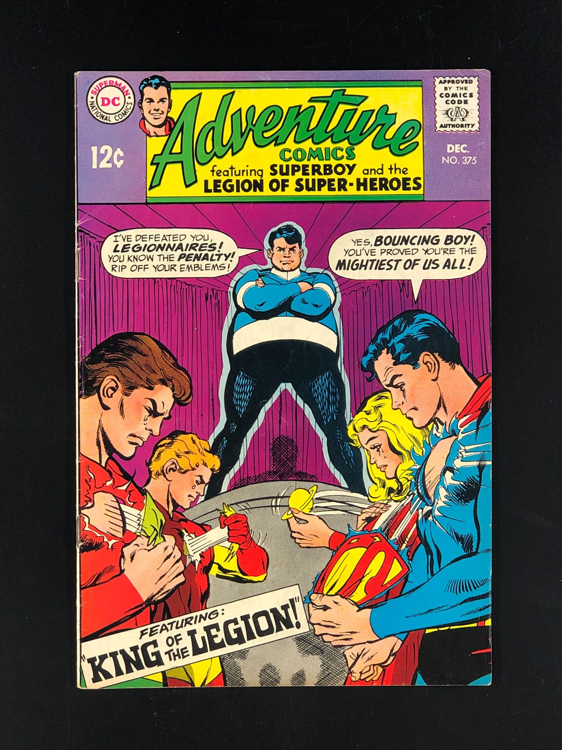 Adventure Comics #375 (1968) FN+ 1st Appearance of The Wanderers ...