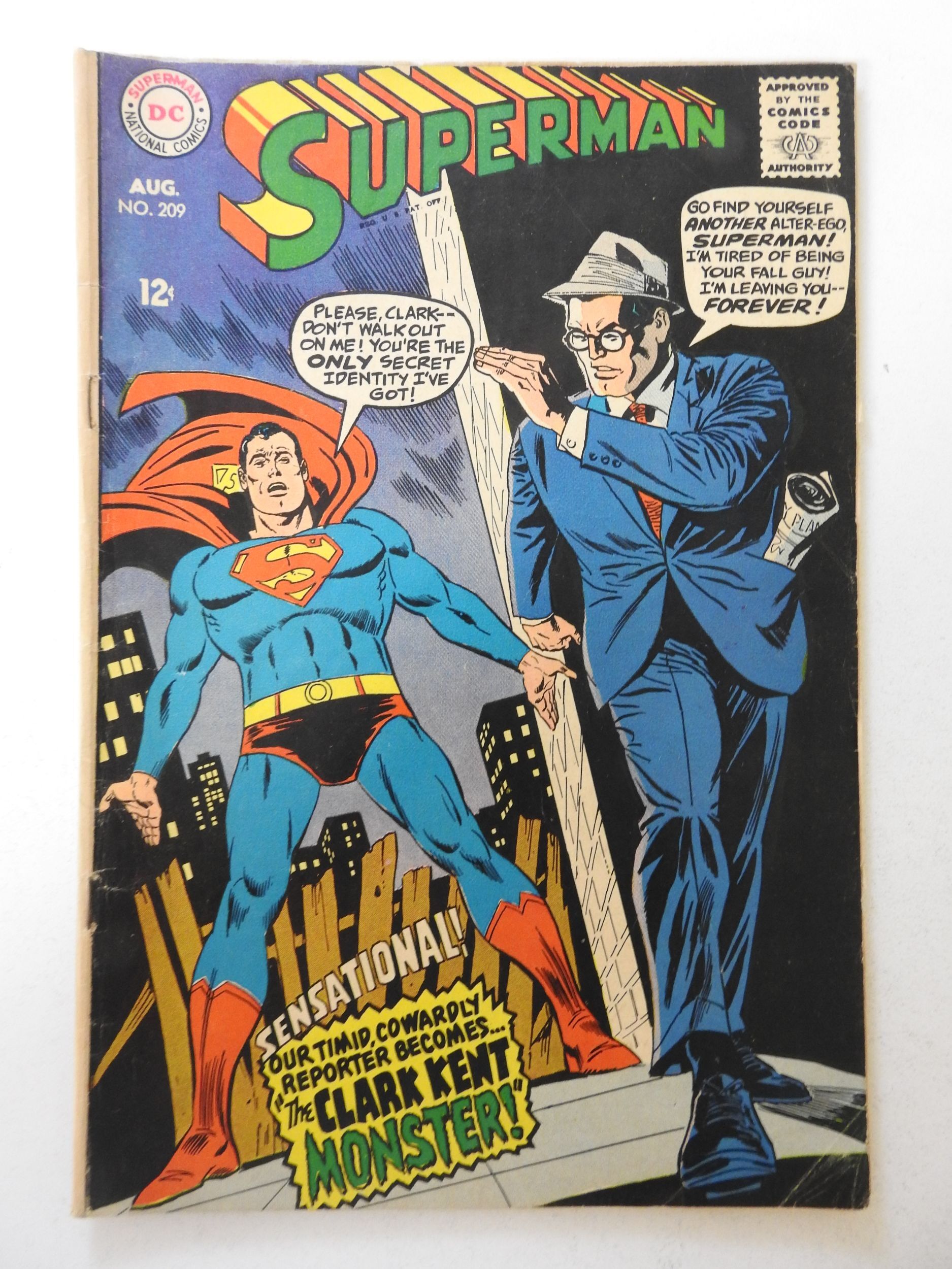 Superman #209 (1968) GD Condition see description | Comic Books ...