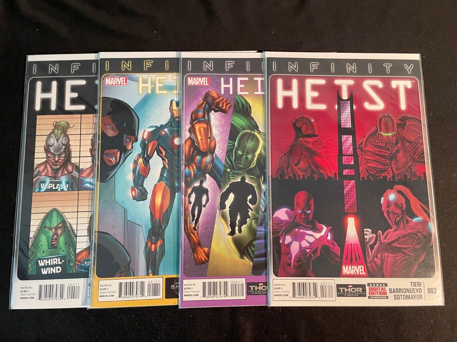 INFINITY: HEIST #1, 2, 3, 4 Complete Mini-Series, VFNM Condition ...