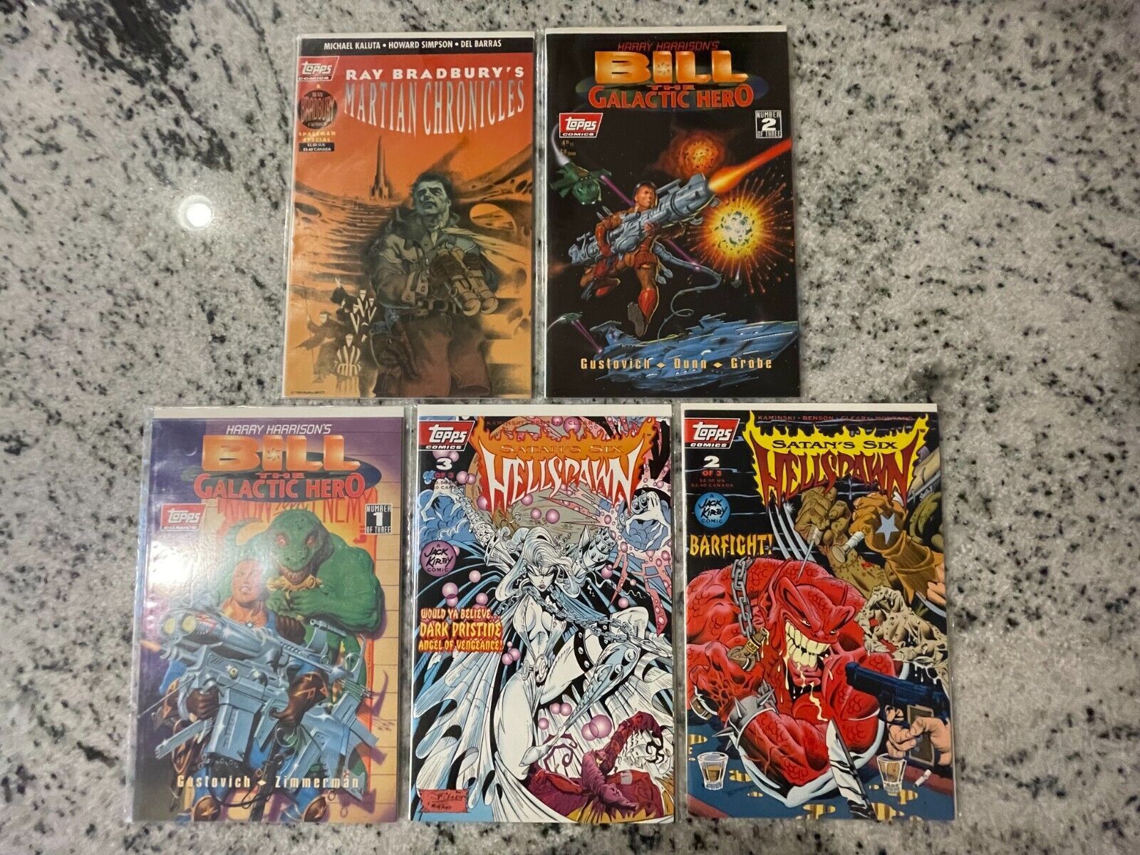 5 Comics Satan's Six Hellspawn 2 3 + Bill Galactic Hero 1 2 + Martian 1 NM RH22 | Comic Books ...