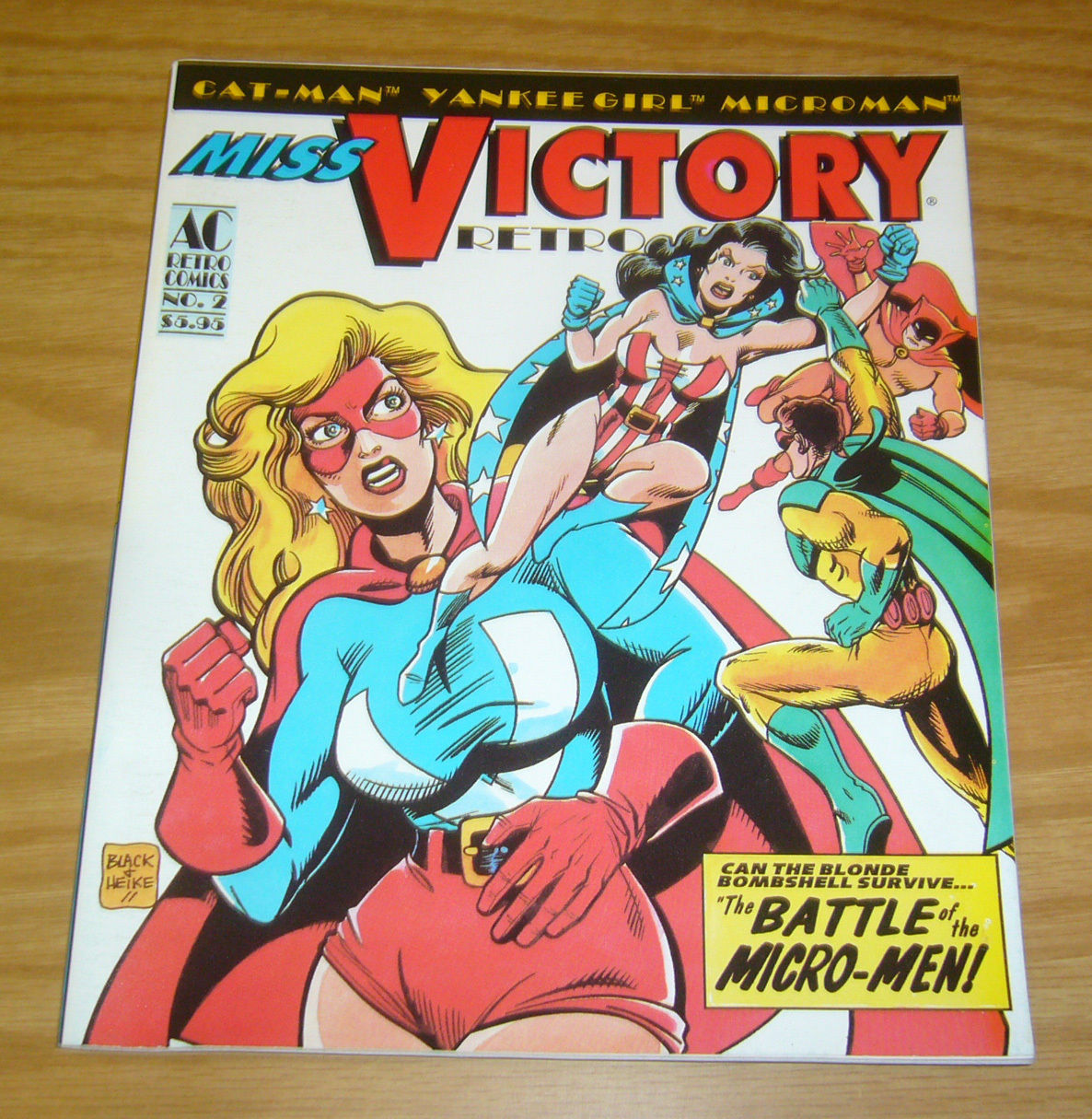 Miss Victory Retro Comics #2 VF/NM ac comics - femforce - black/heike ...
