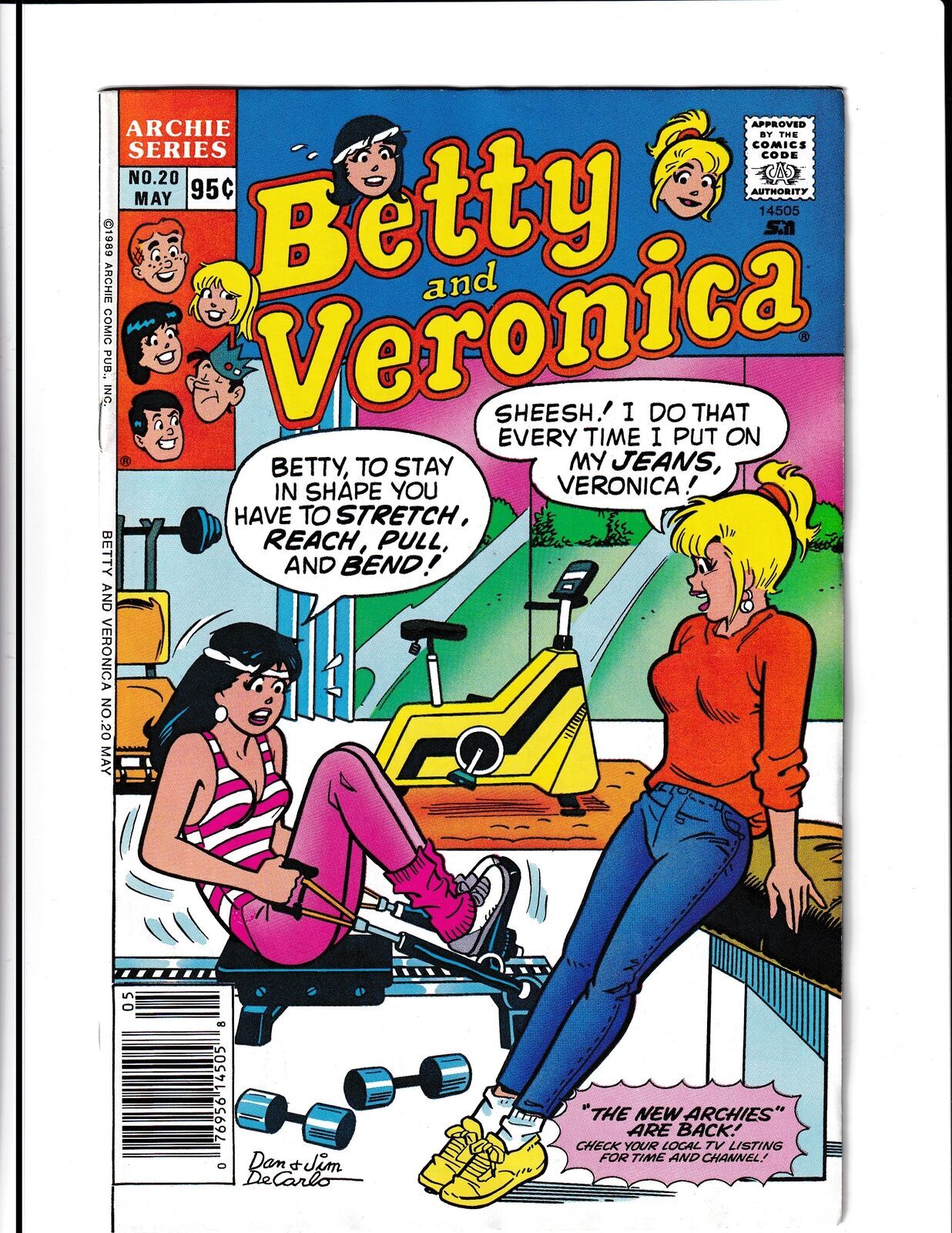 Betty and Veronica #20 (1989) Canadian Newsstand Archie Comics | Comic ...