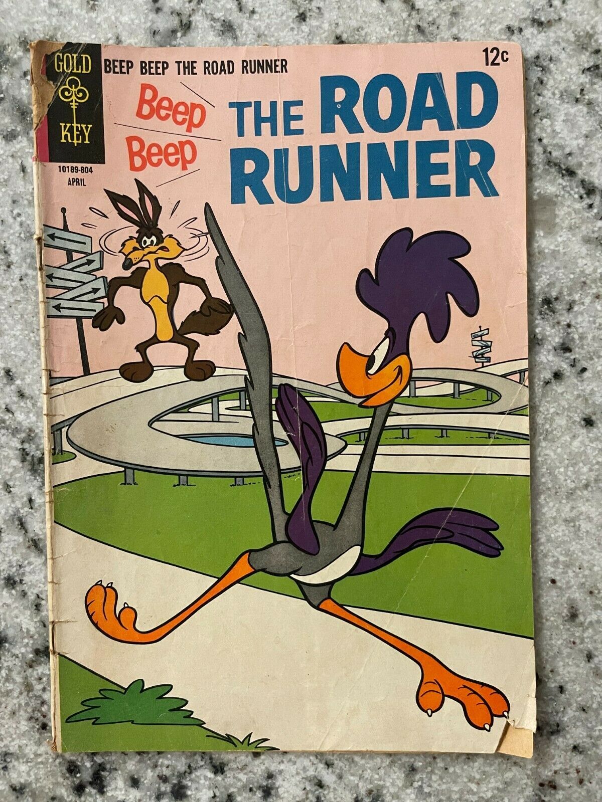 The Road Runner # 7 GD 1968 Beep Beep Gold Key Comic Book Cartoon ...
