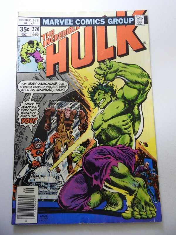 The Incredible Hulk #220 (1978) FN Condition | Comic Books - Bronze Age ...