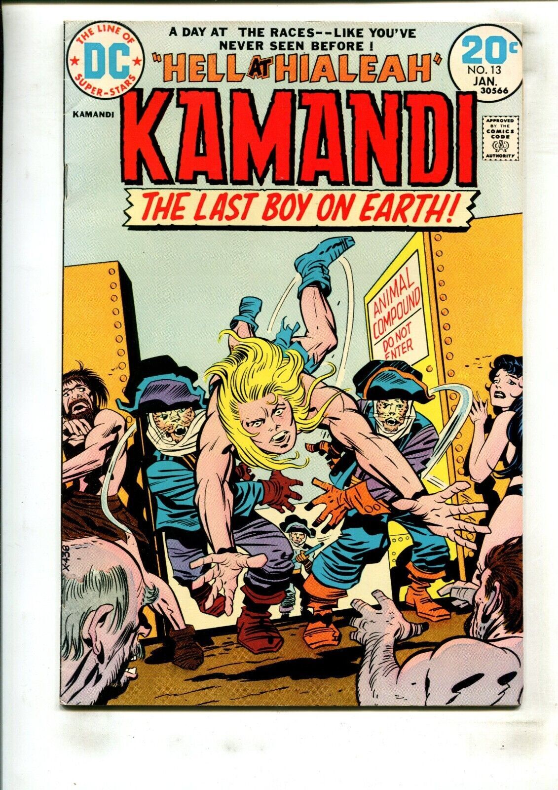 Kamandi: the Last BOY on Earth #13 (6.0) Kirby!! 1974 | Comic Books ...