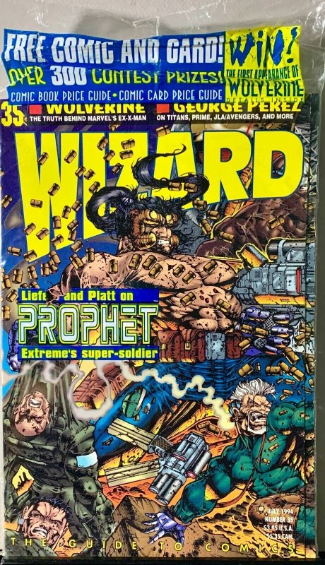 Wizard Comic Magazine Price Guide #35 Prophet Bagged With Flair Marvel ...