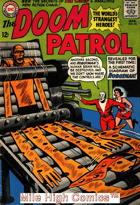 DOOM PATROL (1964 Series) (DC) #94 Very Good Comics Book | Comic Books ...