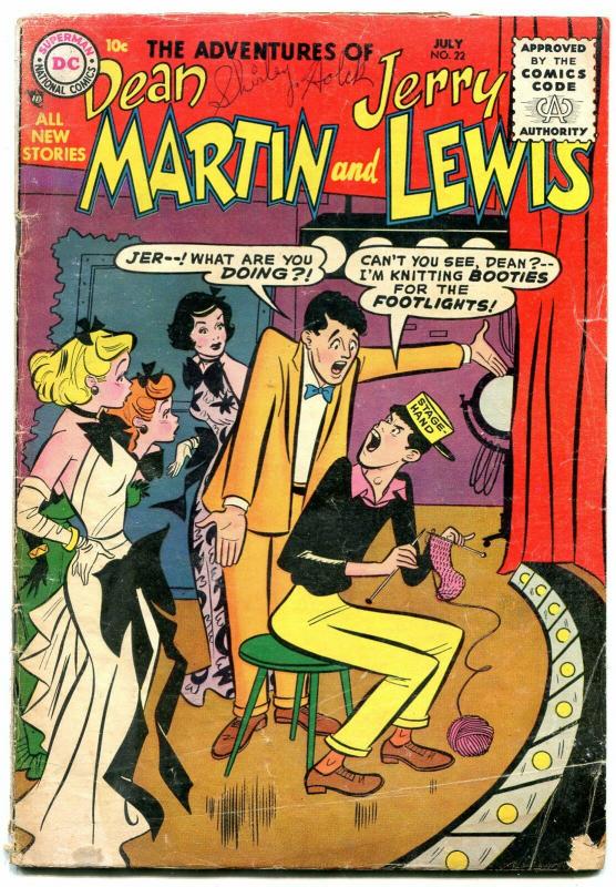 Adventures of Dean Martin and Jerry Lewis #22-1955-DC-BIZARRE-good/vg ...