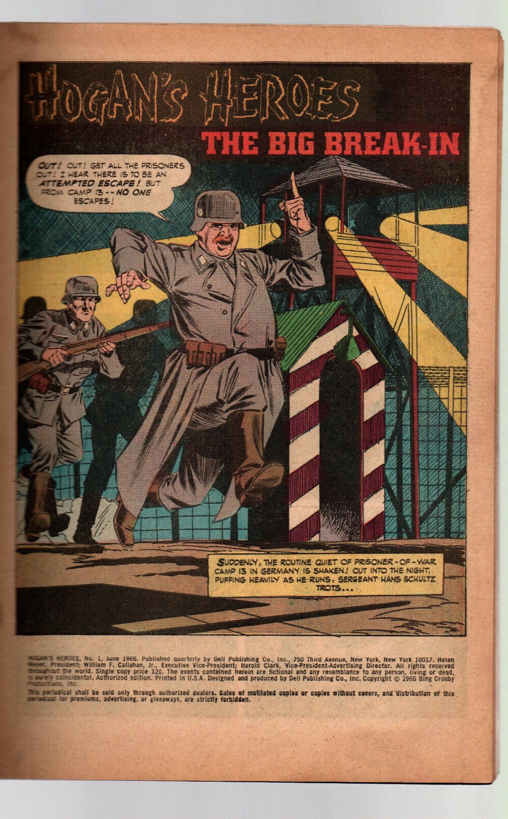 Hogan's Heroes #1 - Klink - Schultz - Dell - 1966 - VG | Comic Books ...