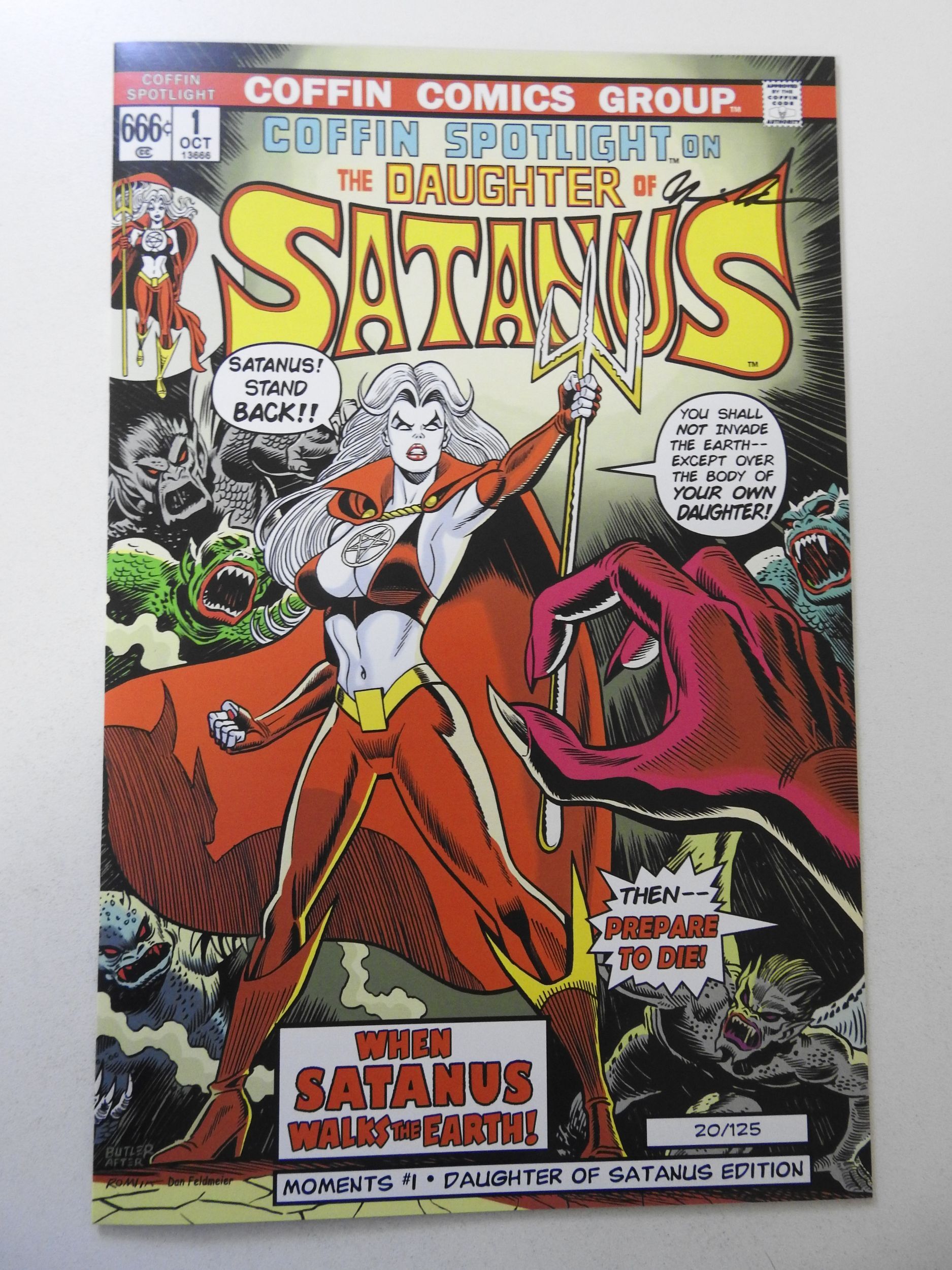 Lady Death Moments #1 Daughter of Satanus Edition NM Cond! Signed W ...