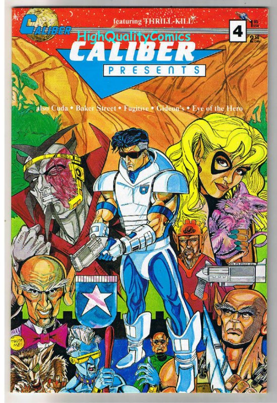 CALIBER PRESENTS #4, NM, Tim Vigil, Tyler, Cuda, 1989, more in store ...