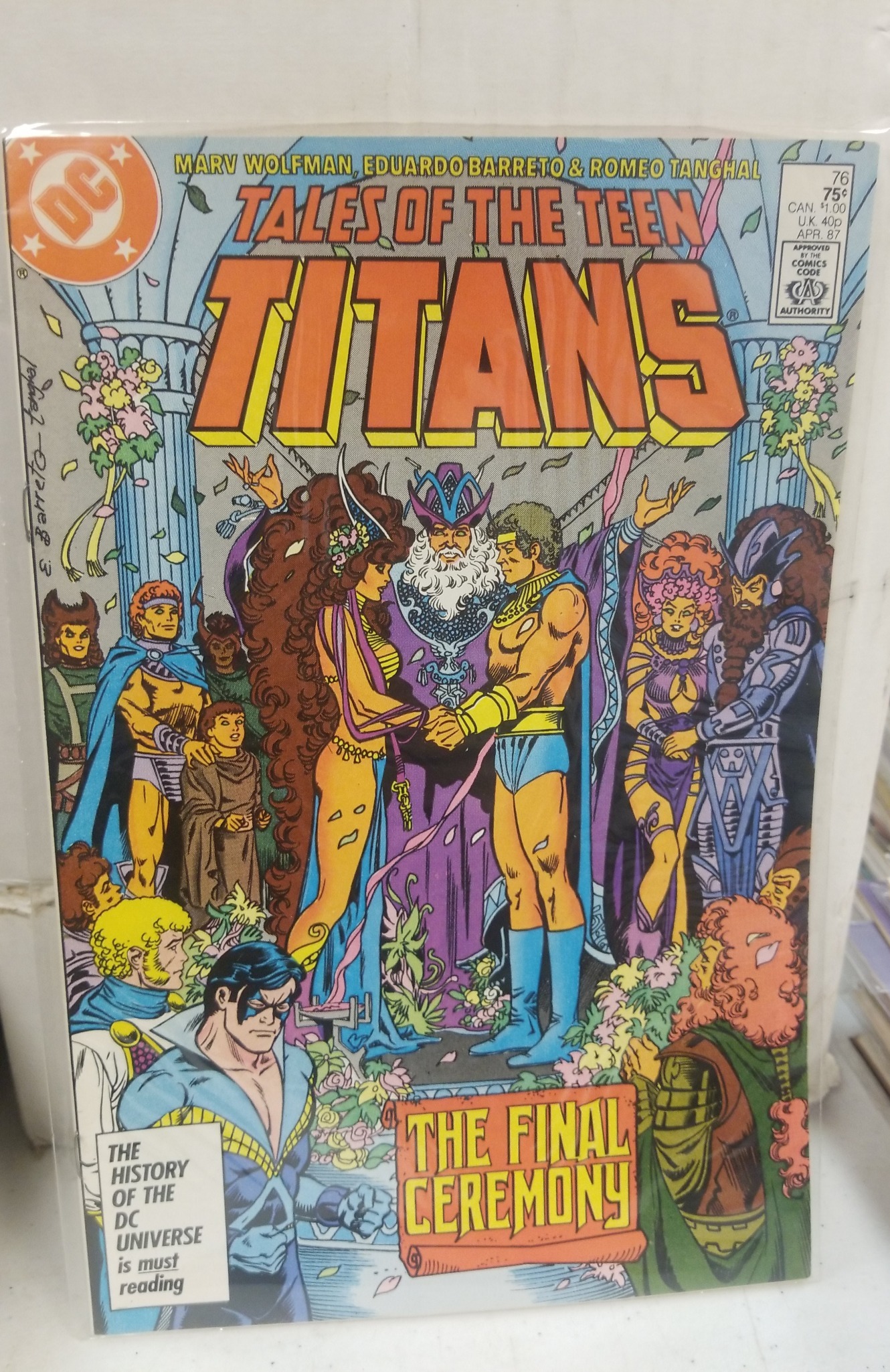 Tales of the Teen Titans #76 (1987) | Comic Books - Copper Age, DC ...