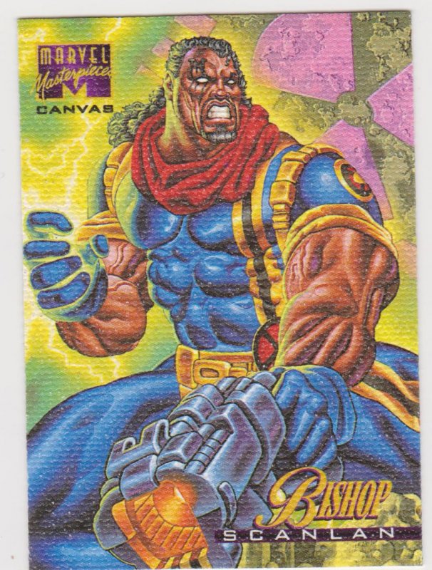 1995 Marvel Masterpieces Canvas #3 Bishop | Comic Collectibles ...