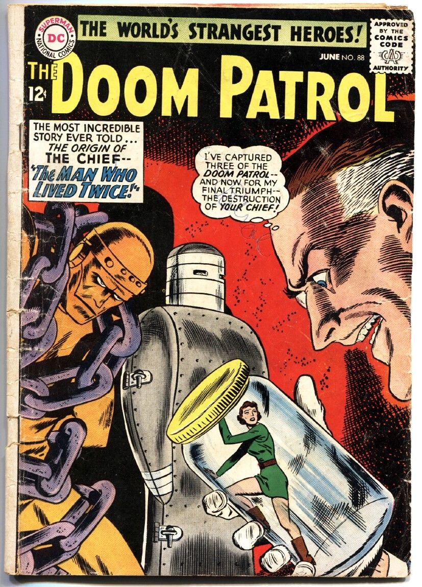 DOOM PATROL #88-1964-Origin of the CHIEF-DC-SILVER-AGE | Comic Books ...