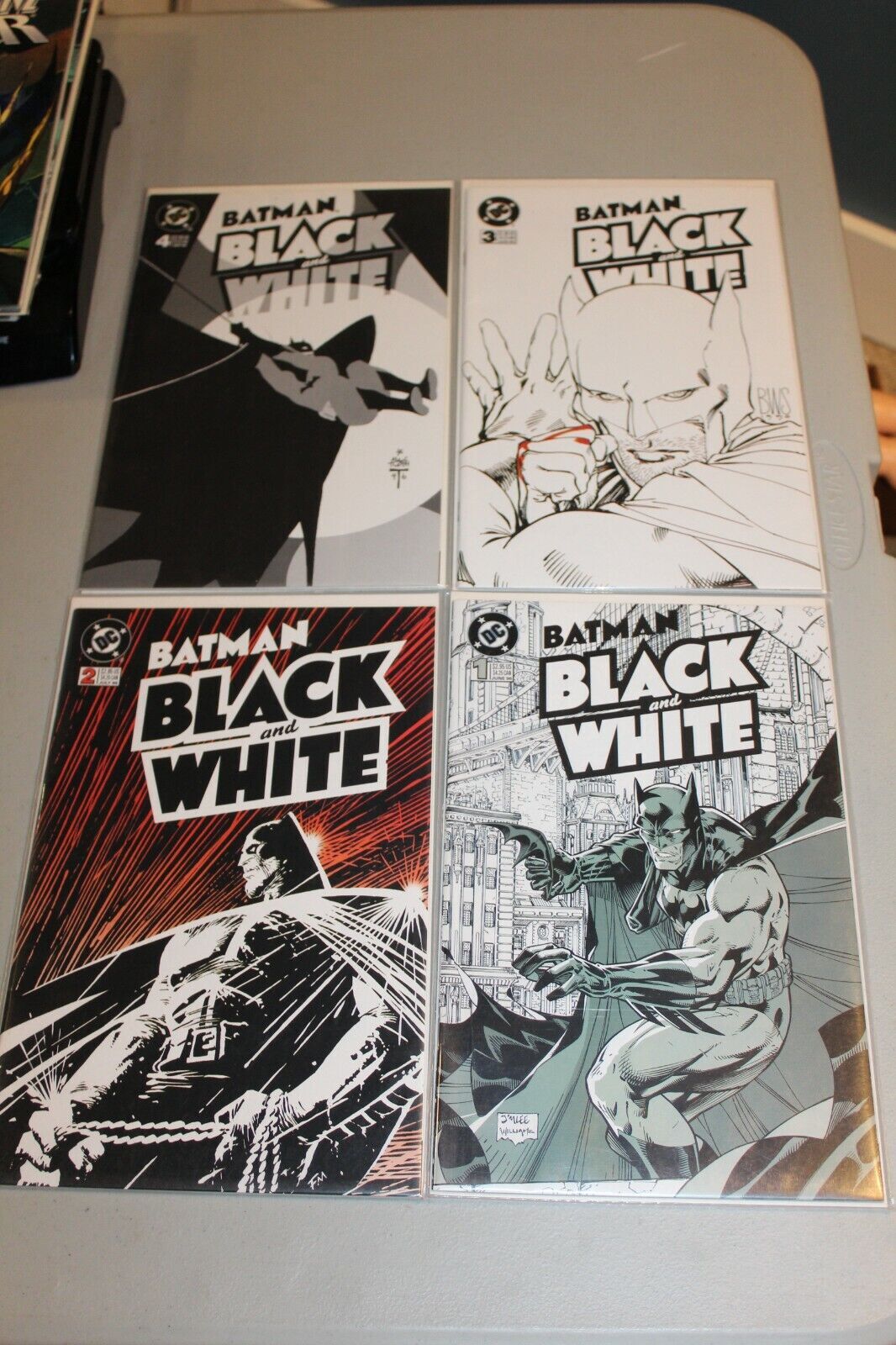 Complete Set Batman Black and White 1-4 NM UNREAD Jim Lee Frank Miller ...