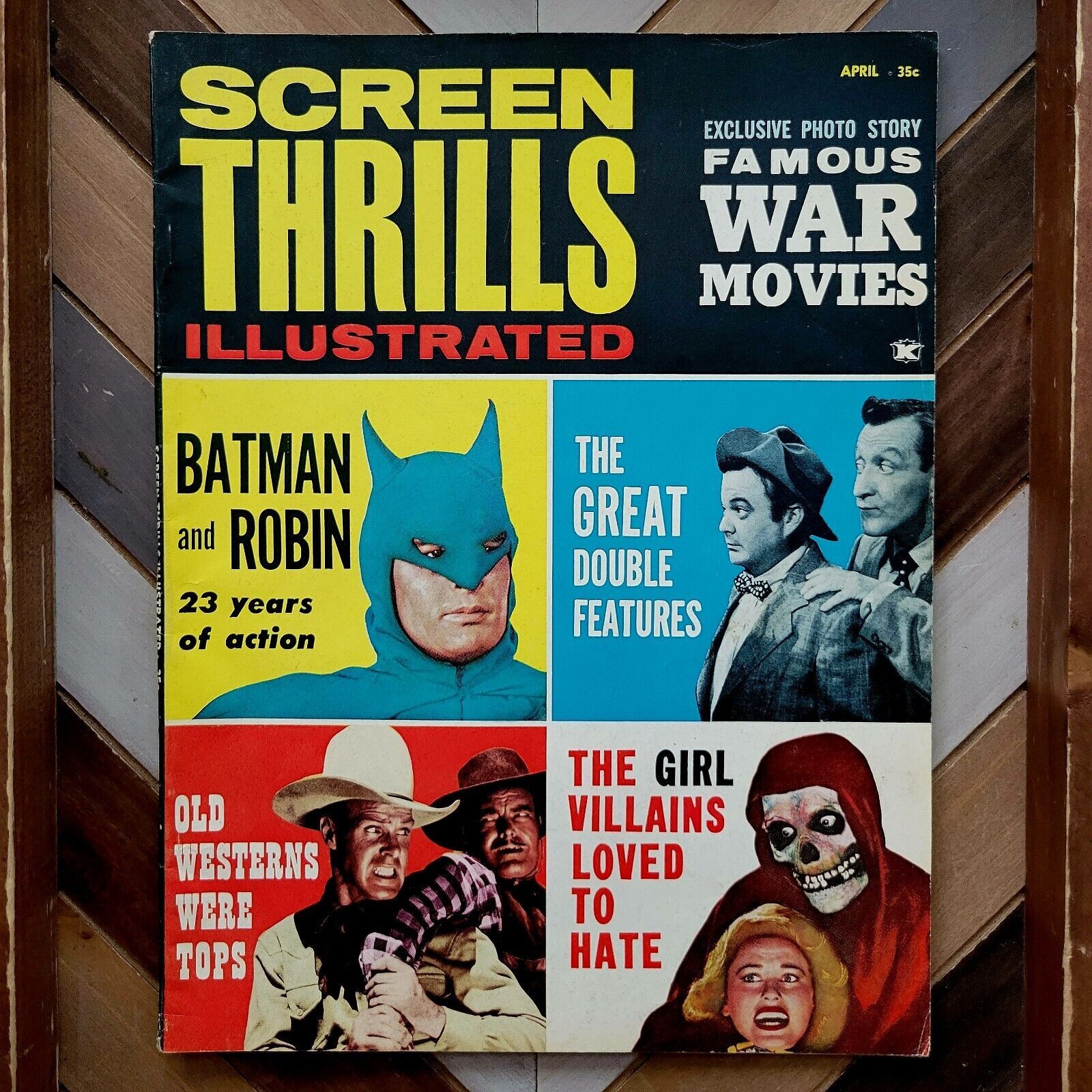 Screen Thrills Illustrated Magazine Vol.1 #4 FN+ (Apr 1963) Batman ...
