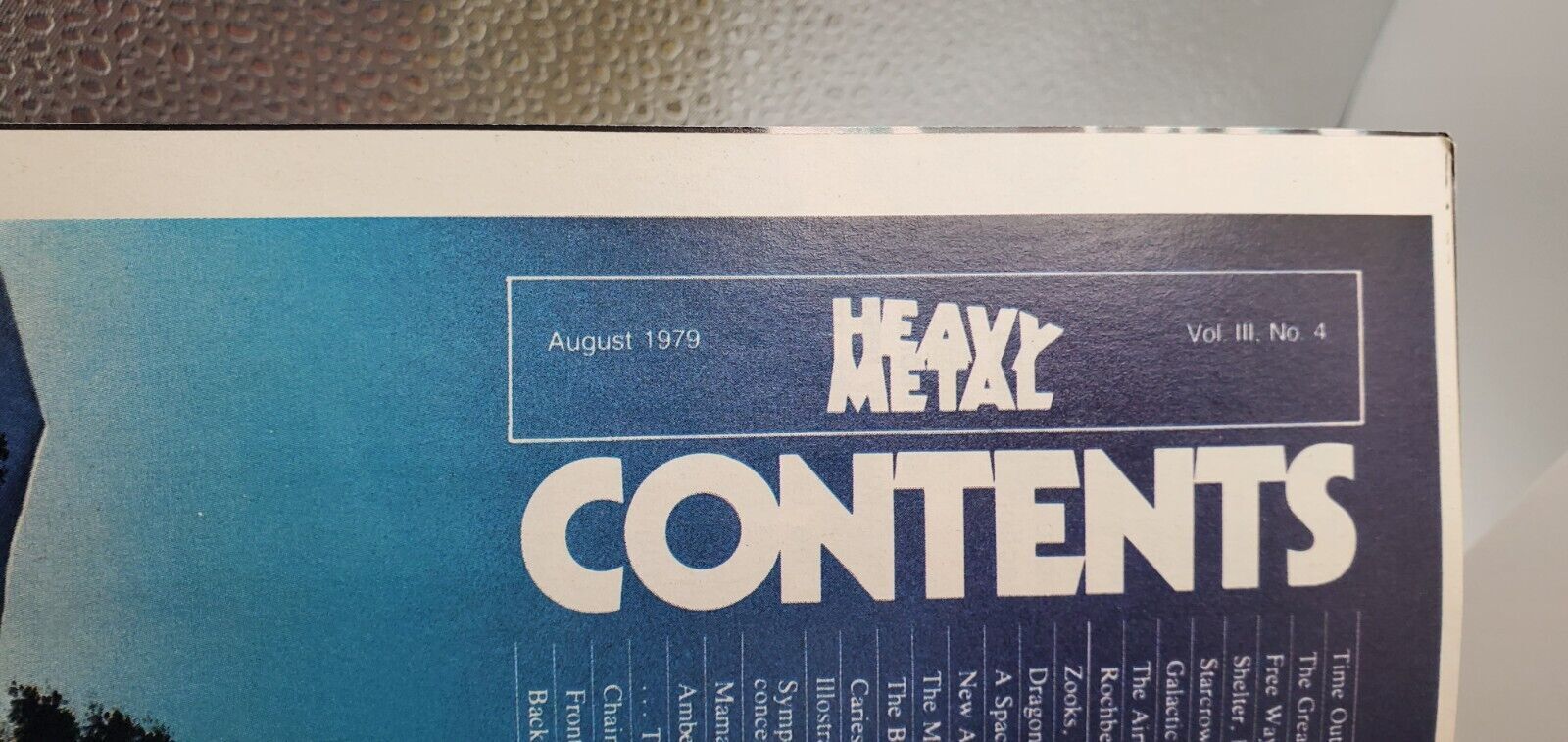 Heavy Metal Magazine Original Vintage August 1979 (Vol #3 Issue #4) NM ...