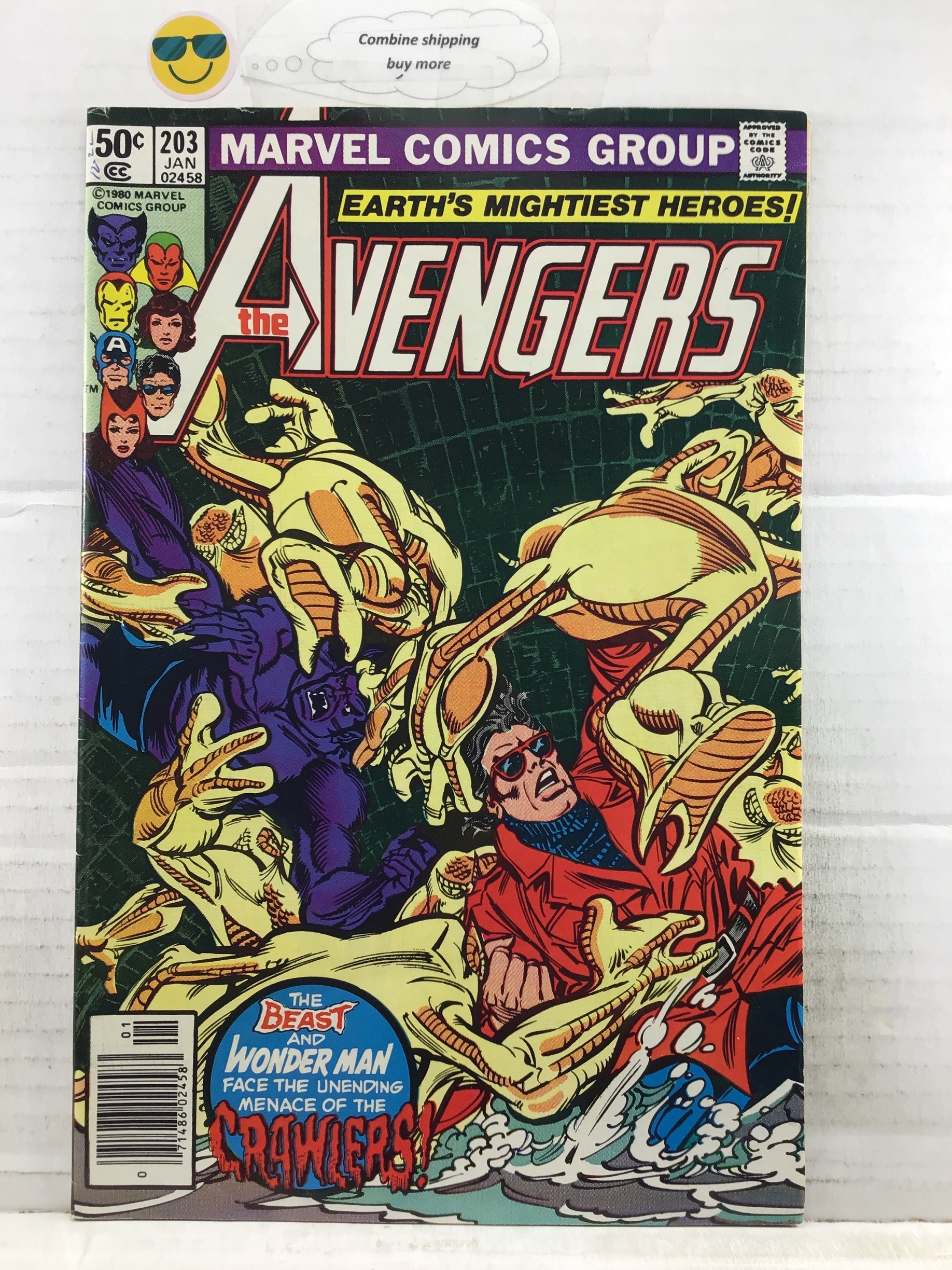 The Avengers #203 (1981) vfn beast and wonderman | Comic Books - Bronze Age, Marvel / HipComic