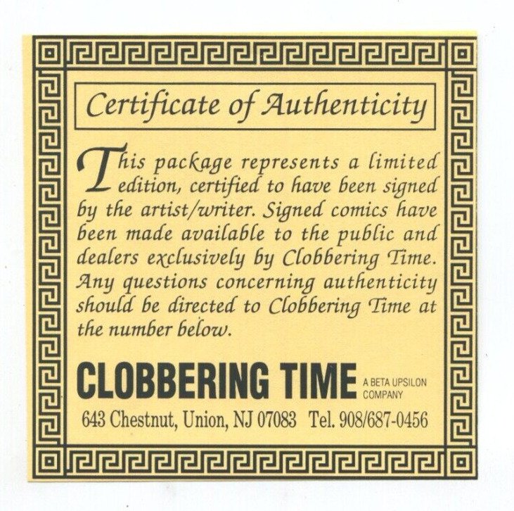 Robin #1 - Signed Chuck Dixon, Writer with COA and Seal (9.2) 1990 ...