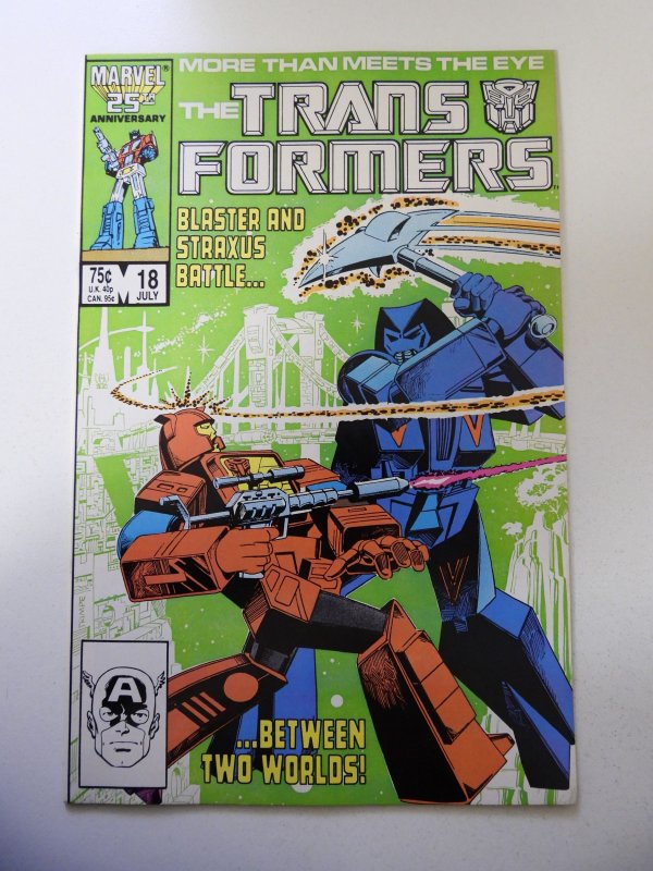 The Transformers #18 (1986) VF+ Condition | Comic Books - Copper Age ...
