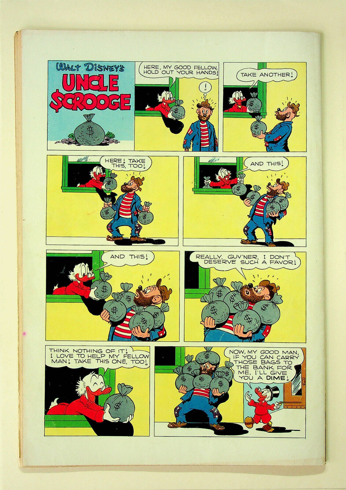 Uncle Scrooge #4 (Dec 1953-Feb 1954, Dell) - Good | Comic Books ...