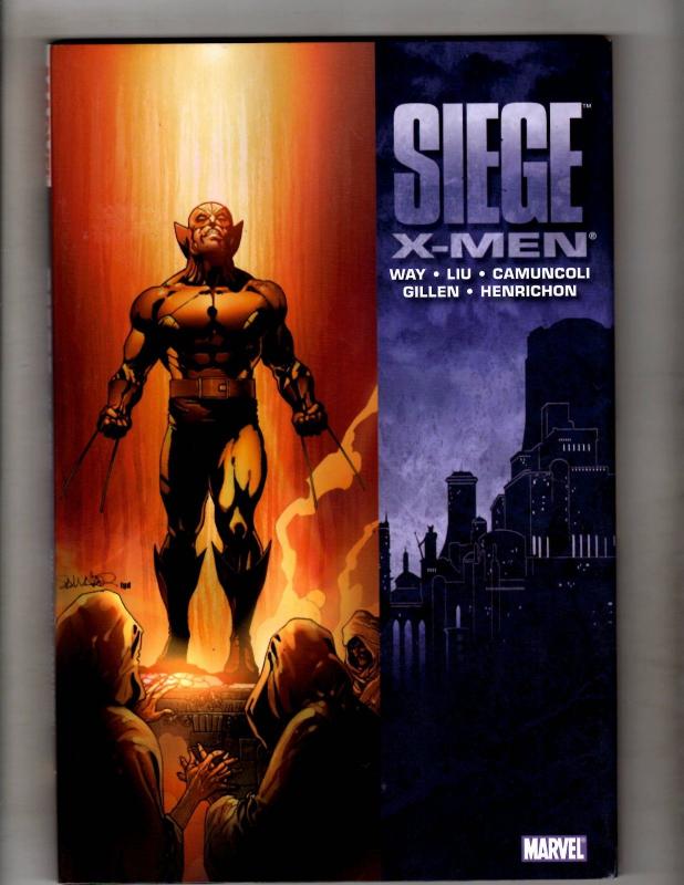 Siege X-Men Marvel Comics HARDCOVER Graphic Novel Comic Book J333 ...
