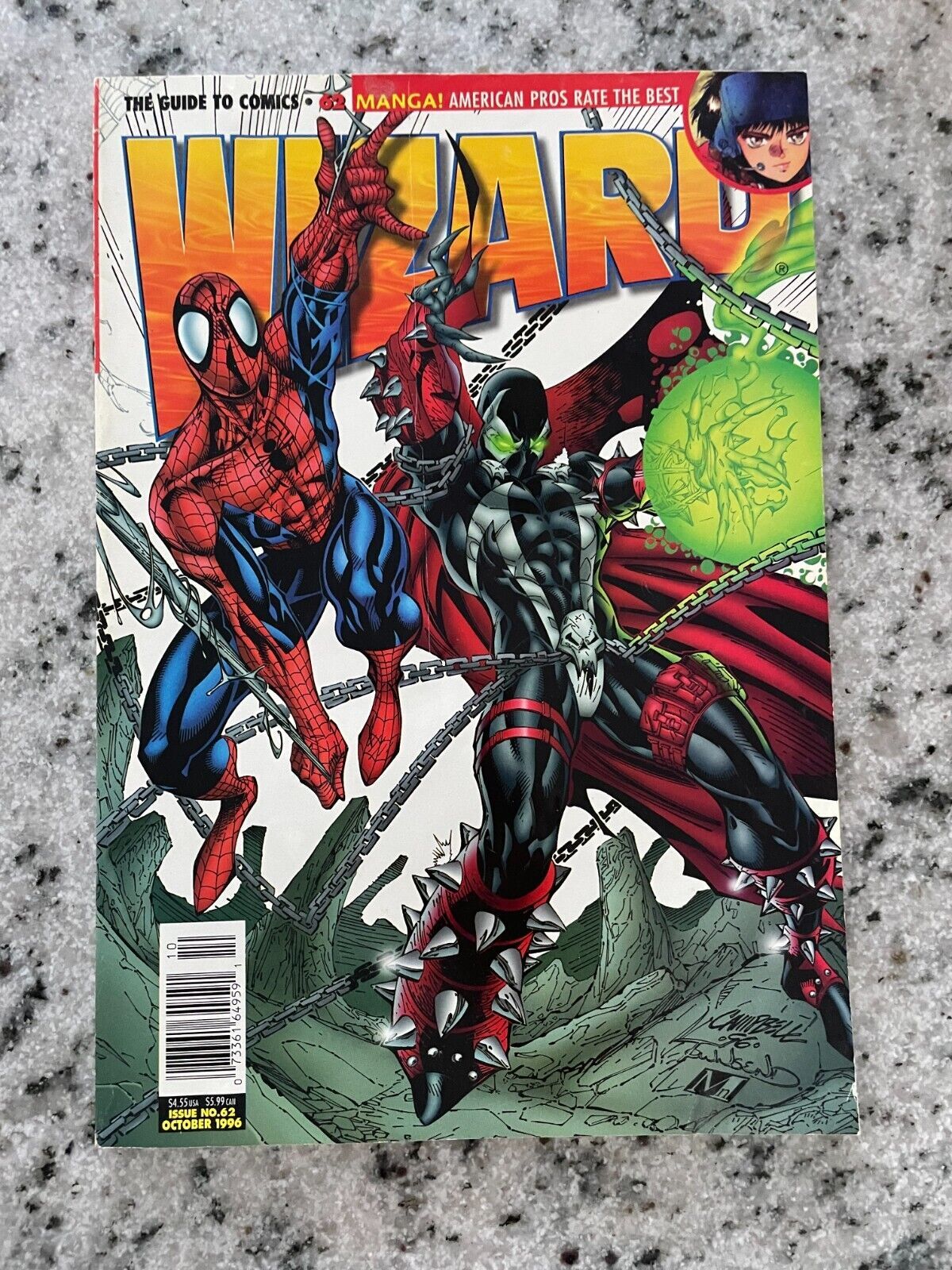 5 Wizard Comic Book Magazines #60 61 62 63 64 Hulk X-Men Spider-Man ...