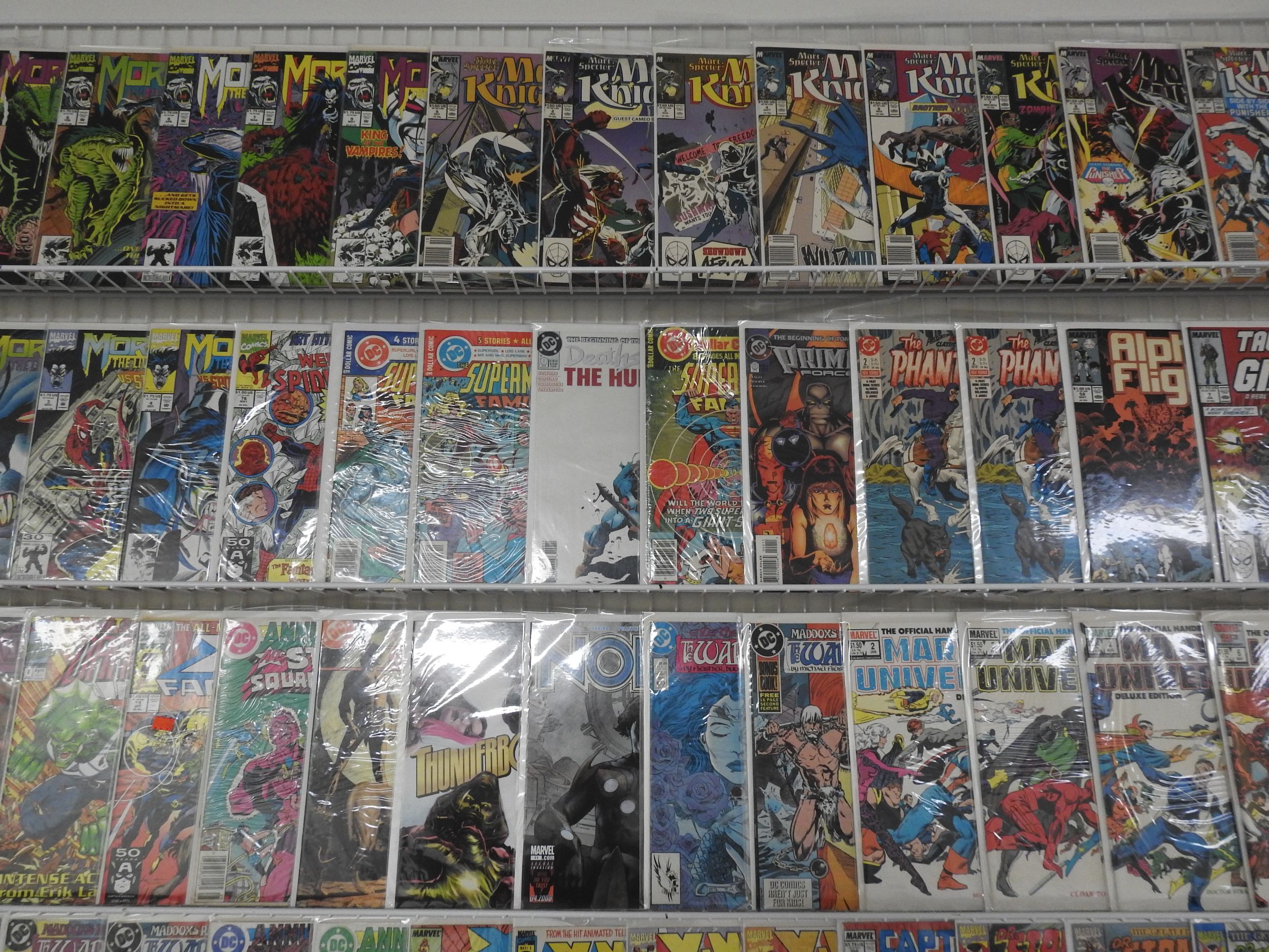 Huge Lot 140+ Comics W/ Moon Knight, Morbius, Dr. Strange, +More! Avg ...