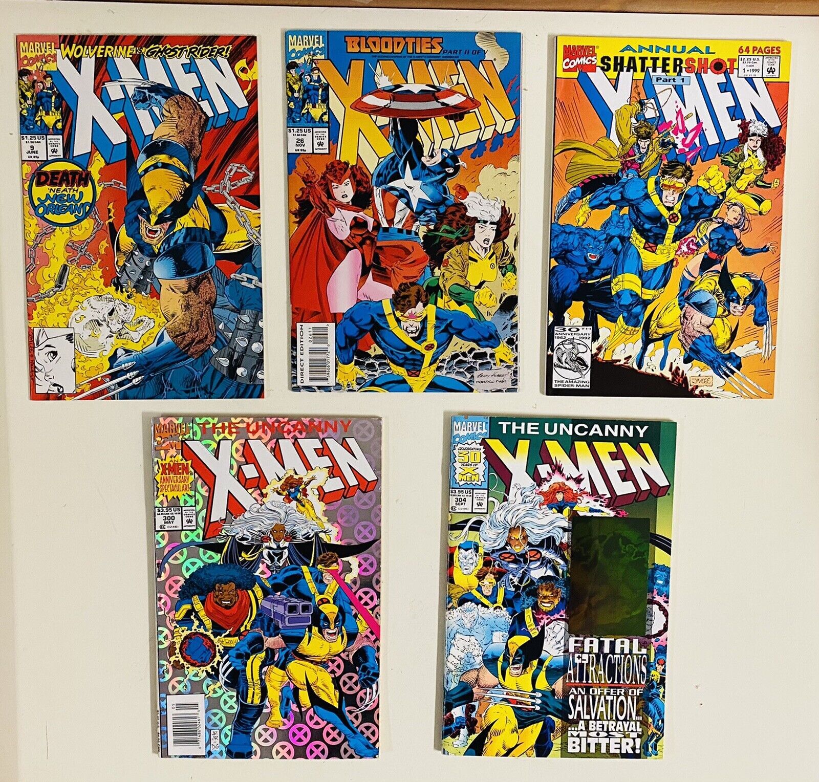 X-Men Comic Book Grab Bag w/ 10 x Xmen comics + Variants #1s Jim Lee ...