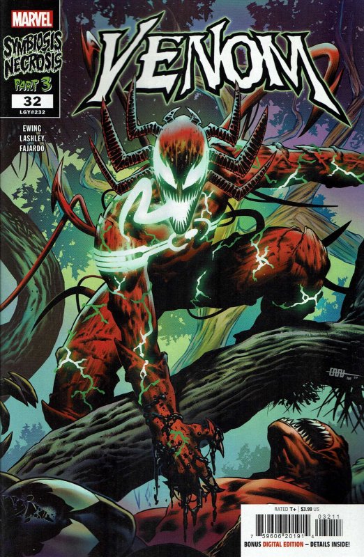 Venom (5th Series) #32 VF ; Marvel | 232 Symbiosis Necrosis 3 Carnage ...