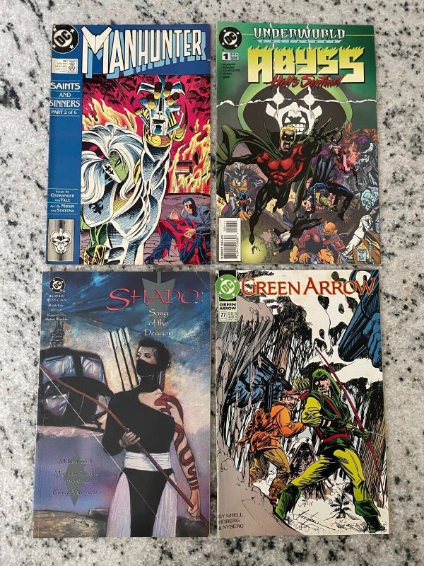 4 DC Comics Green Arrow #77 Shado #2 Abyss Hell's Sentinel #1 Manhunter ...