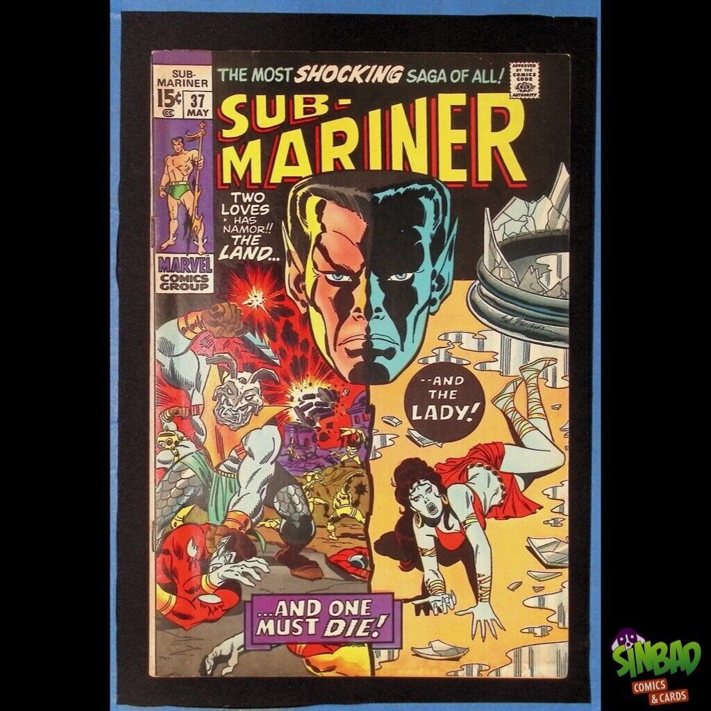 Sub-Mariner, Vol. 1 37A Death of Lady Dorma | Comic Books - Bronze Age ...