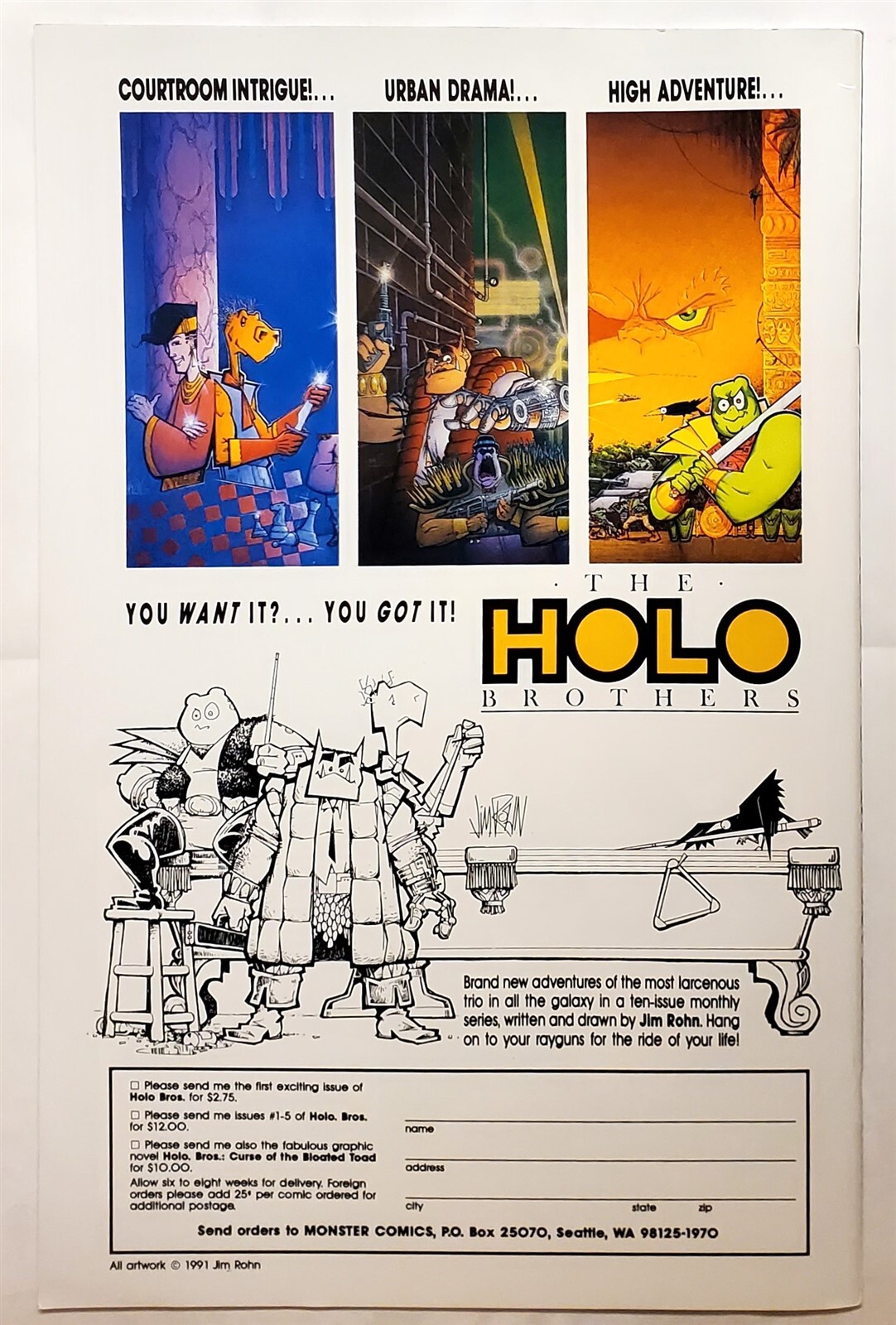 Tor Johnson: Hollywood Star #1 (Oct 1991, Monster) 7.5 VF- | Comic ...