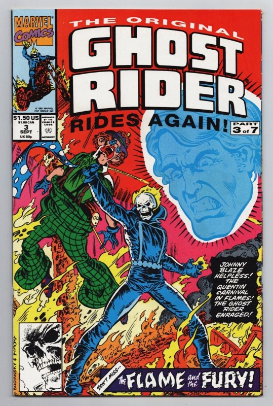 Original Ghost Rider Rides Again #3 Rep GR #72 & 73 [1982] (Marvel ...