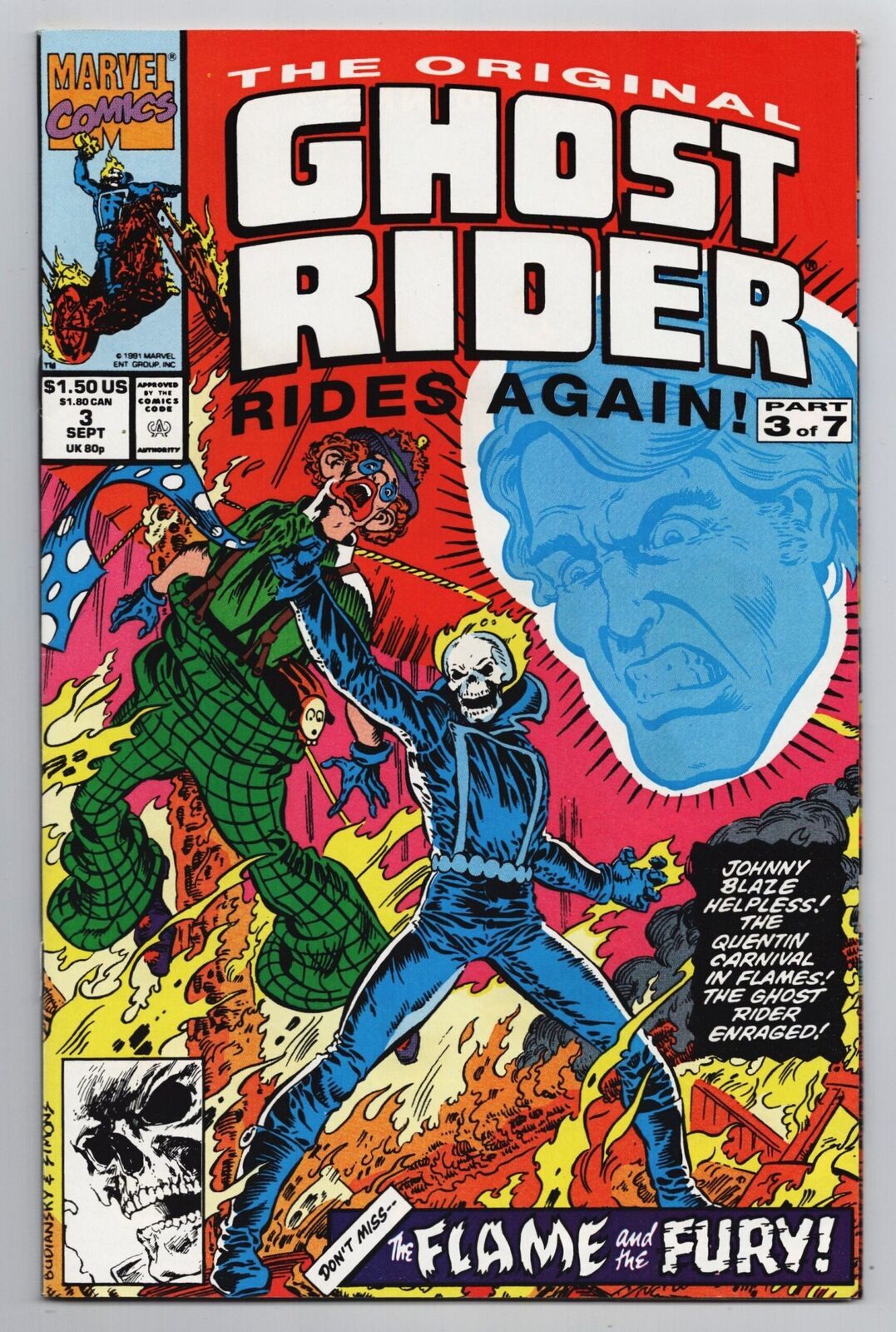 Original Ghost Rider Rides Again #3 Rep GR #72 & 73 [1982] (Marvel ...
