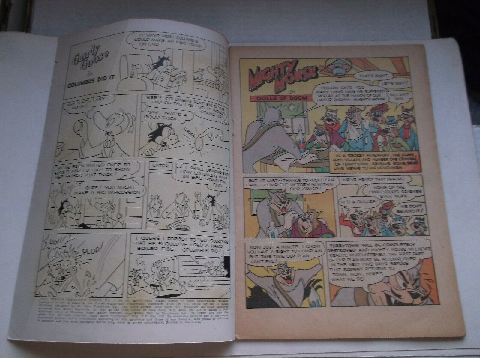 ST John PUB CO.: Paul Terry's Terrytoon Comics #85, Golden AGE Mighty ...