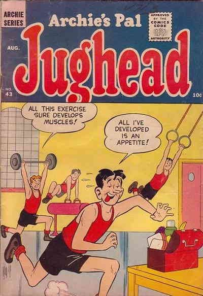 Archie's Pal Jughead #43 FAIR ; Archie | low grade comic August 1957 ...