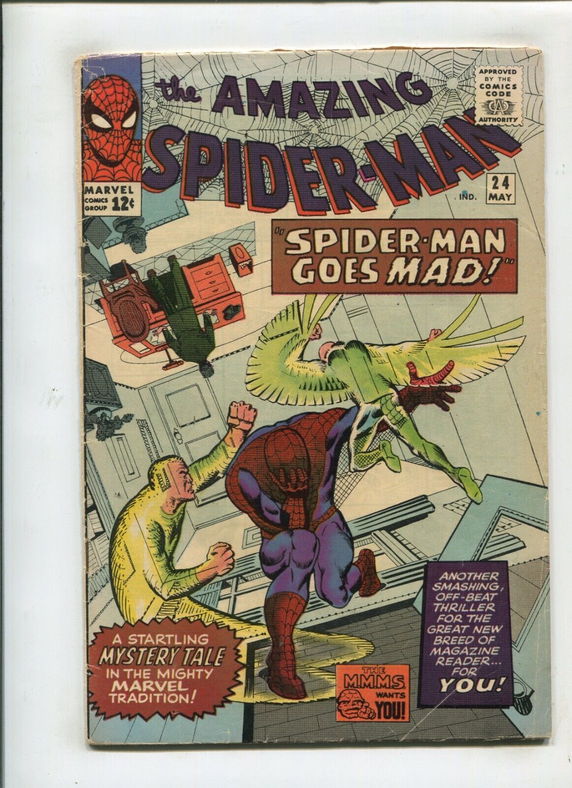 Amazing Spider-Man #24 (4.0/4.5) Spider-Man Goes Mad!! 1965 | Comic ...