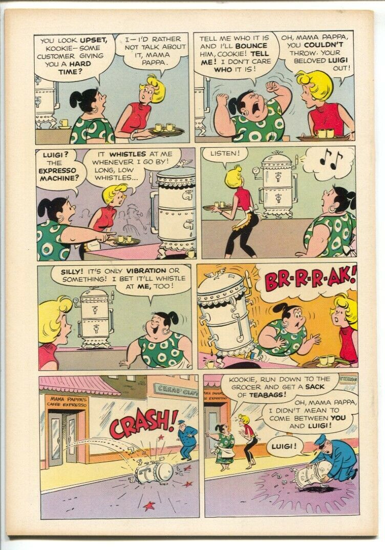 Kookie #2 1962-Dell-final issue-Beatnik comic book-black cover-John ...