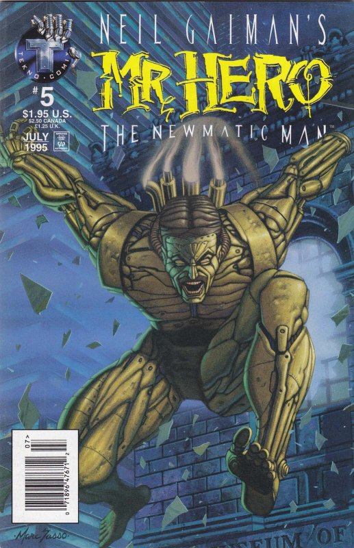 Mr. Hero-The Newmatic Man (Neil Gaiman's , 1st Series) #5 (Newsstand ...