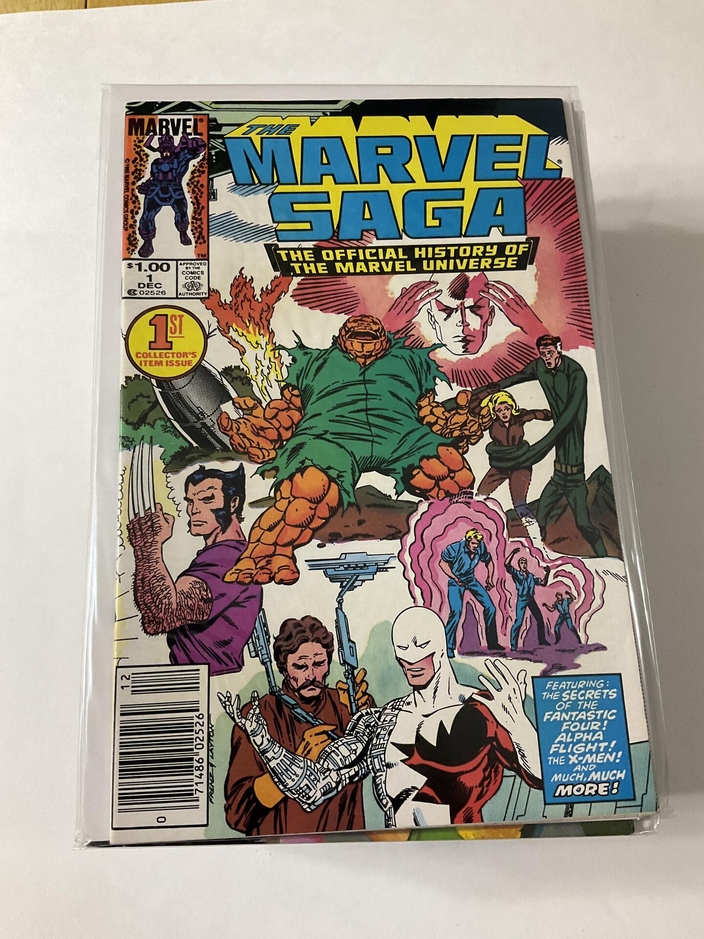The Marvel Saga The Official History of the Marvel Universe #1 Canadian ...