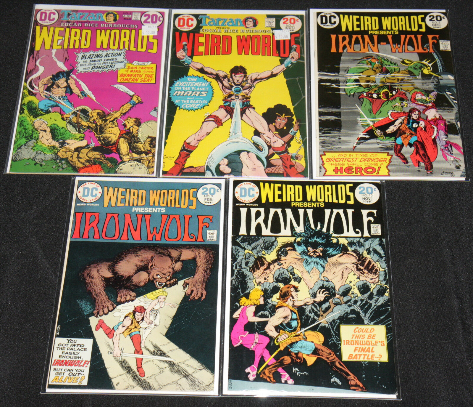 DC Bronze Age TARZAN TITLES 24 Mid Grade Comic Lot FN-VF Jungle Joe ...