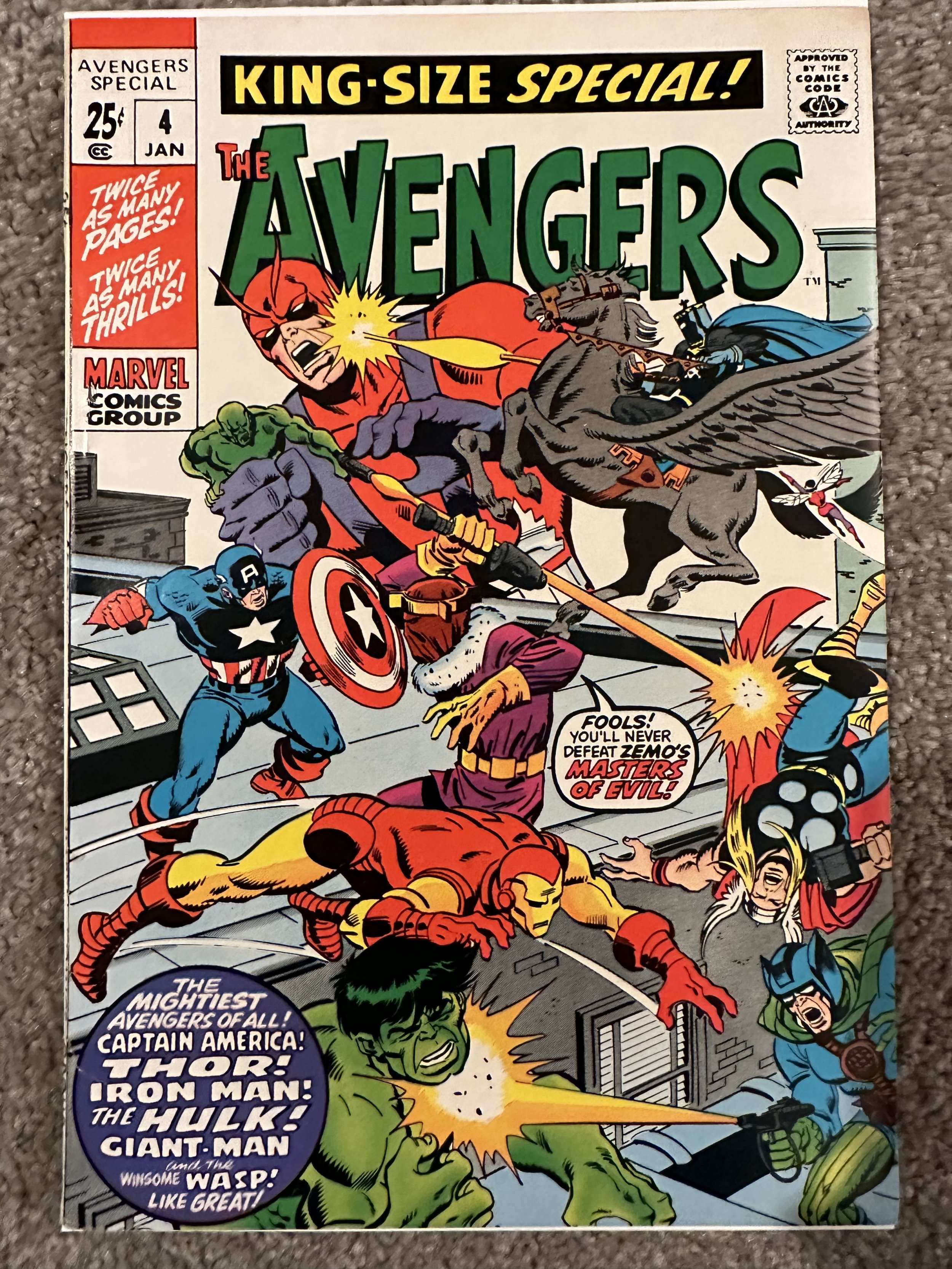 The Avengers Annual #4 (1971) CL | Comic Books - Bronze Age, Marvel ...