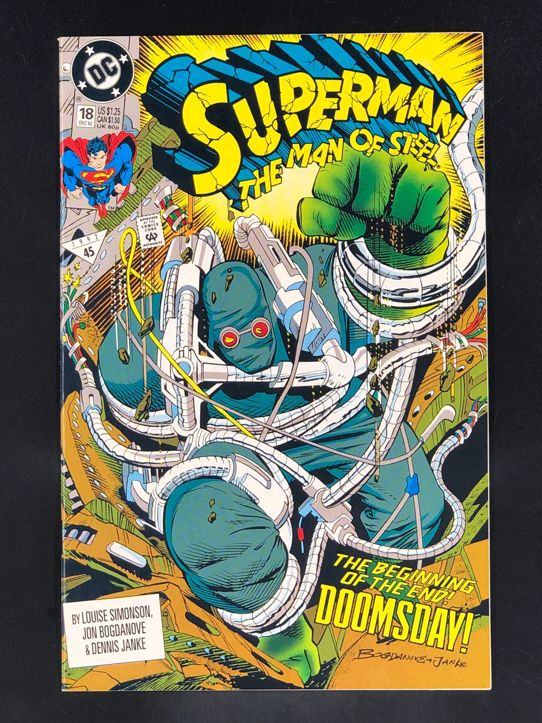 Superman: The Man of Steel #18 (1992) 1st Full Appearance of Doomsday ...